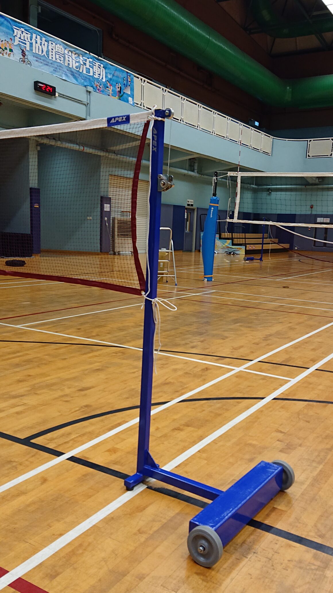 APEX freestanding badminton stand - Chung Ah Athletic Wares Factory